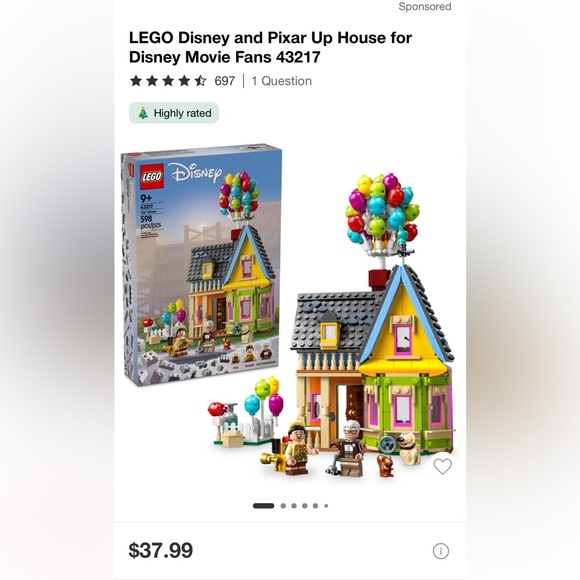 Lego | Party Supplies | Lego Disney Up House With Balloons Setbrand New ...